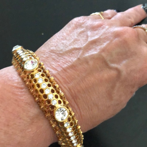 IMAN | Jewelry | Iman Global Chic Mesh Bracelet Bangle | Poshmark